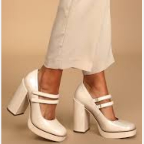 Steve Madden | Shoes | Steve Madden Twice Bone Patent Platform Mary ...